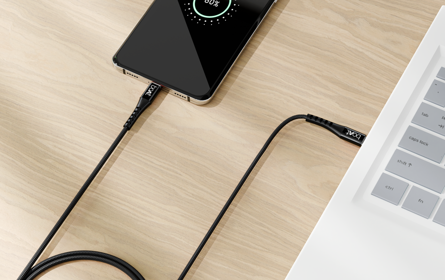 boAt C600 Fast Charging Cable - 100 PD Fast Charging Cable with Nylon ...