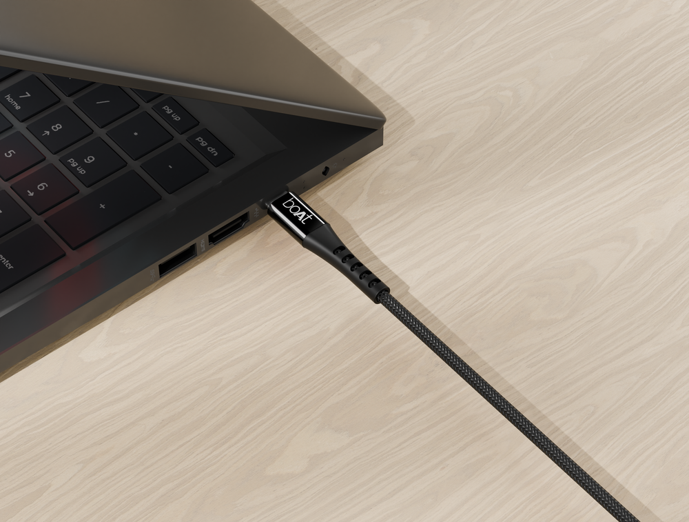 boAt C600 Fast Charging Cable - 100 PD Fast Charging Cable with Nylon ...