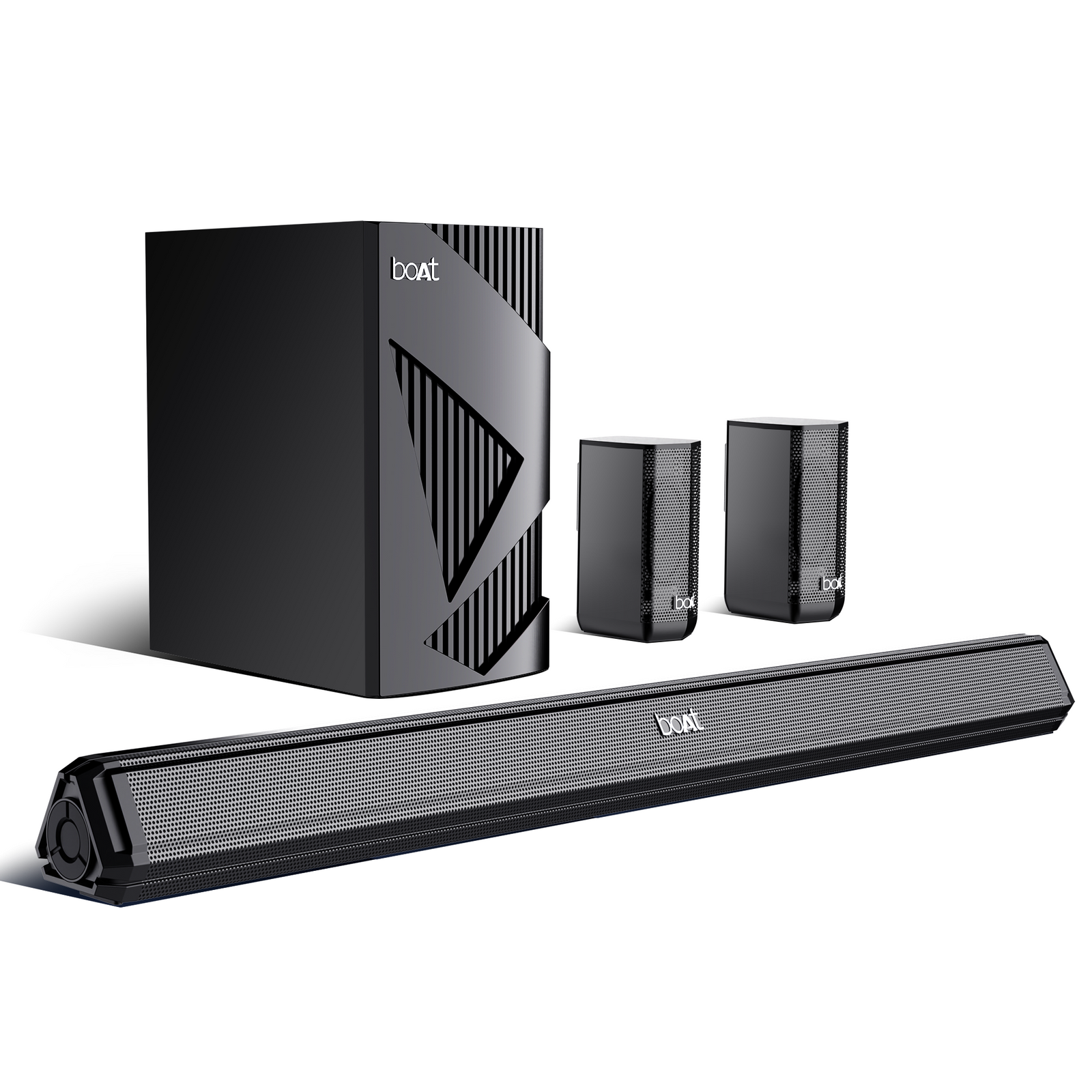 boAt Aavante Bar 3200D Pro - 5.1 Channel SoundBar with Wired Subwoofer ...
