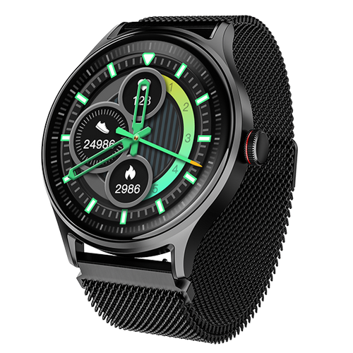 boAt Lunar Mirage - Large 1.52" (3.86 cm) Round HD Display Smart Watch ...