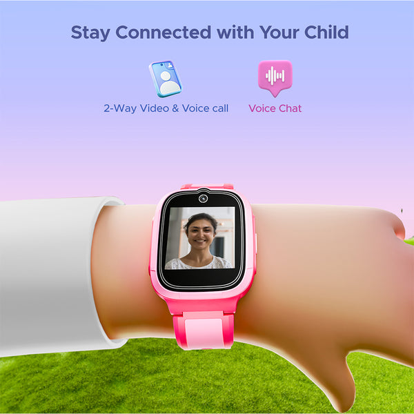 boAt Wanderer Smart Watch for Kids - Best 4G SIM and Wi-Fi Enabled ...
