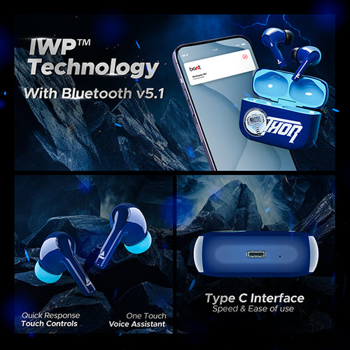 boAt Airdopes 161 Thor Edition - Premium Thor Edition Design Earbuds ...