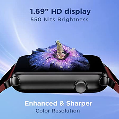 boAt Wave Lite | Smartwatch with 1.69" (4.29 cm) HD Display, Health Mo