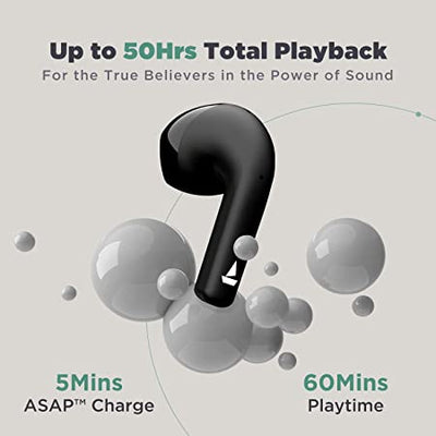 boAt Airdopes Atom 81 - Premium Wireless Earbuds with 50 Hours Large ...