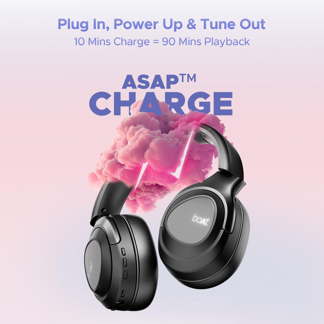 boAt Nirvana Eutopia | Wireless Headphone with 20H Playback, Dual Mics