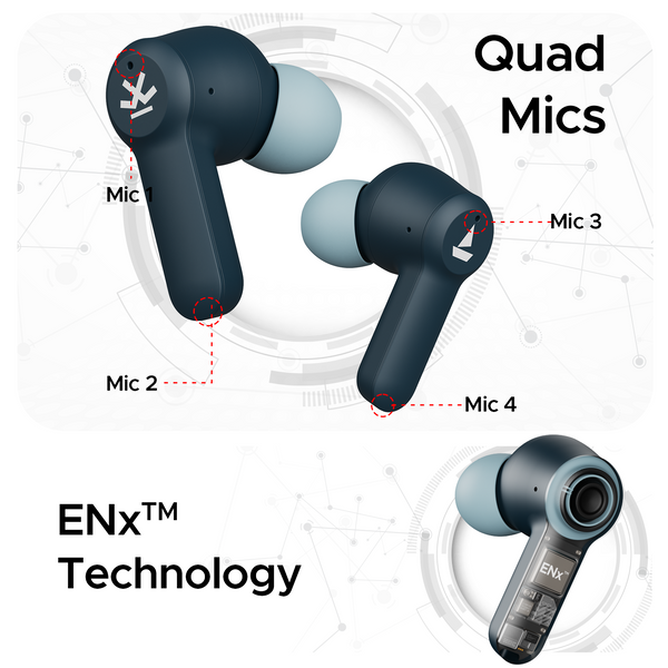 boAt Airdopes Crude - Premium Wireless Earbuds with Large Playback