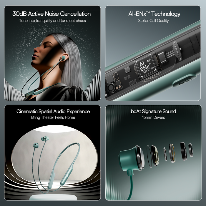 boAt Rockerz 210 ANC - Wireless Headphone with Active Noise Cancellation