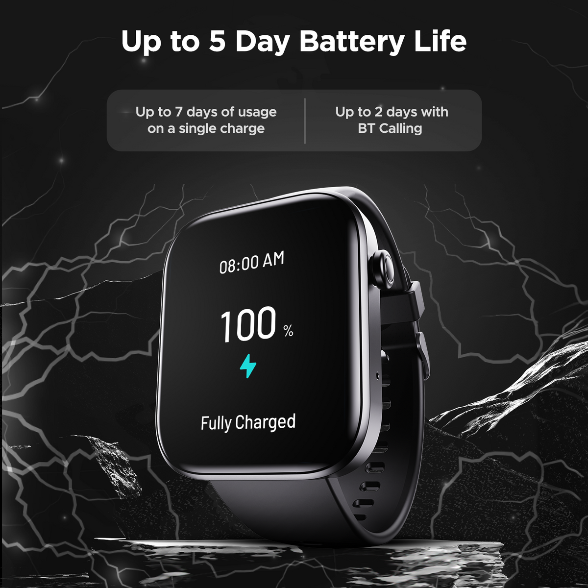 boAt Storm Call 2 - Bluetooth Calling Smartwatch with 1.83" (4.64 cms ...