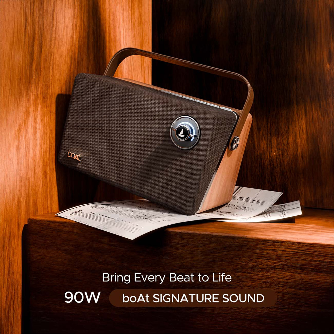 boAt Stone Majestic - Premium Portable Bluetooth Speaker with Large ...