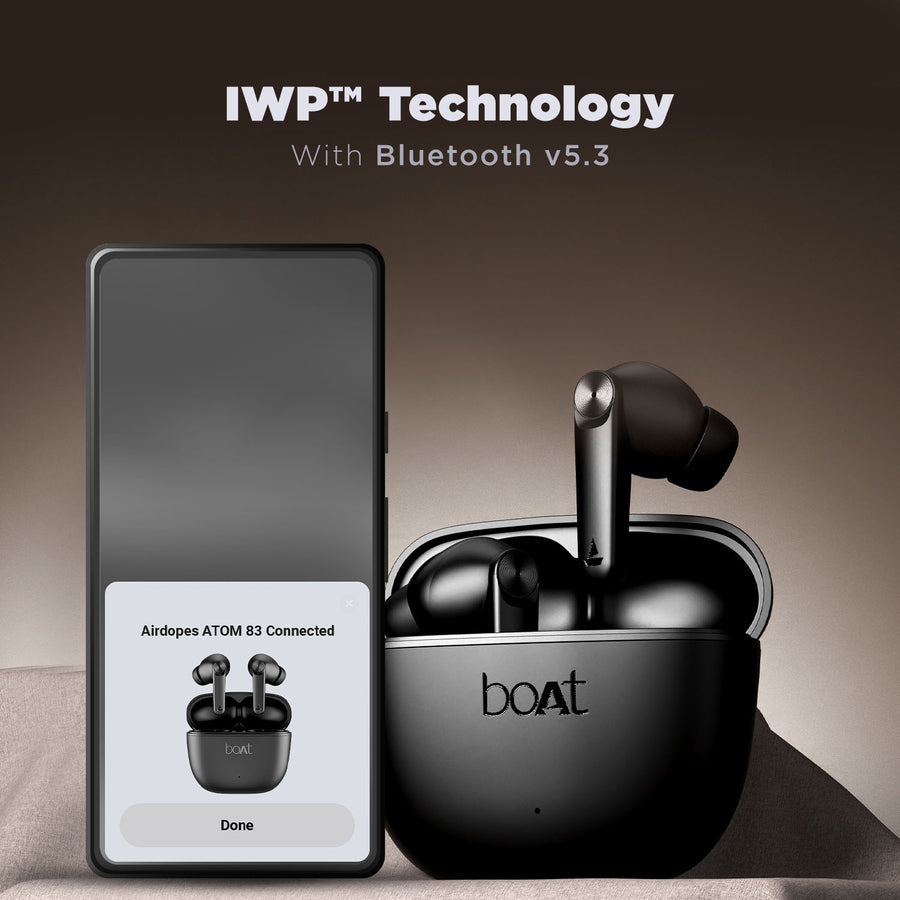 boAt Atom 83 | True Wireless Earbuds with Up To 50 Hours Playtime