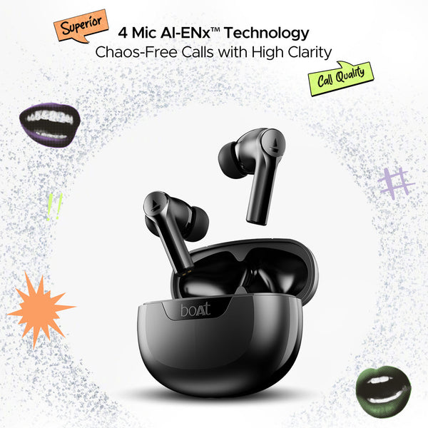 boAt Airdopes 300 - Premium Wireless Earbuds with 50 Hours Large Playback