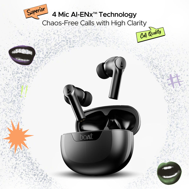 boAt Airdopes 300 - Premium Wireless Earbuds with 50 Hours Large Playback