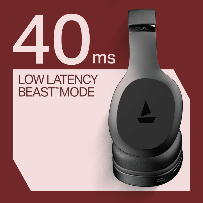 boAt Rockerz 412 – Wireless Headphones with 40mm Drivers, BEAST™ Mode ...