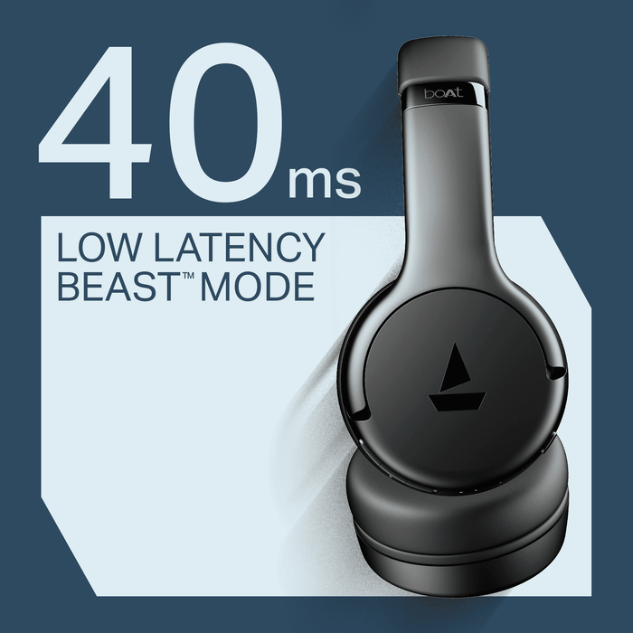 boAt Rockerz 411 – Wireless Headphones with 40mm Drivers, BEAST™ Mode ...
