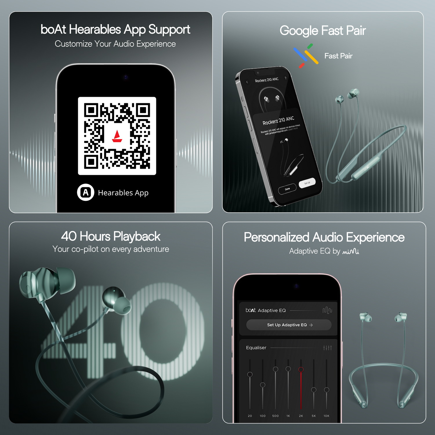 boAt Rockerz 210 ANC - Wireless Headphone with Active Noise Cancellation