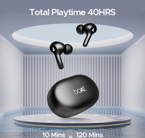 boAt Airdopes 71 - Premium Wireless Earbuds with Upto 40 Hours Long ...