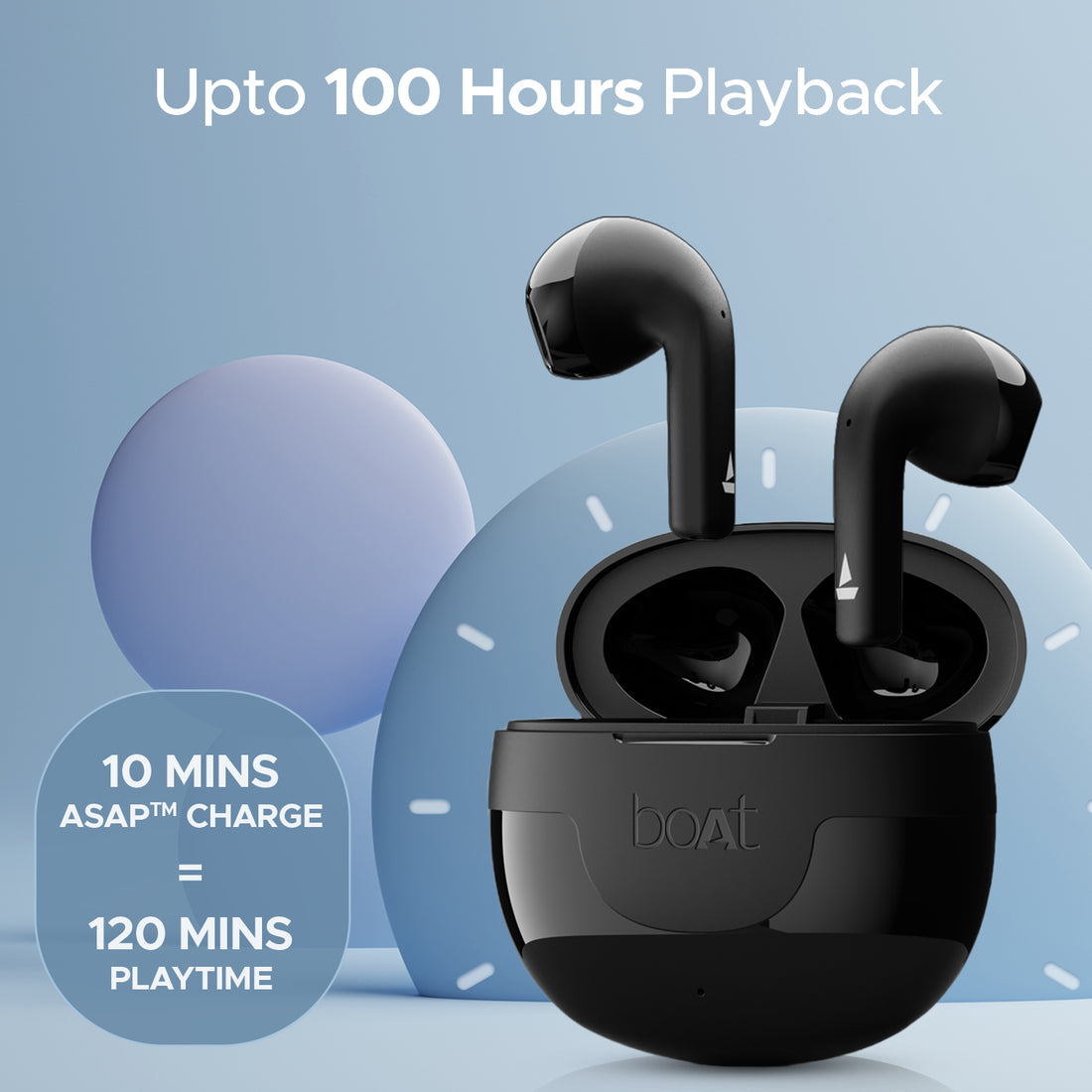 boAt Airdopes Hype - Premium Wireless Earbuds with Long Playback