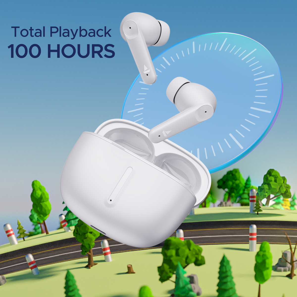 boAt Airdopes Max - Wireless Earbuds with Massive Playback upto 100 Hours