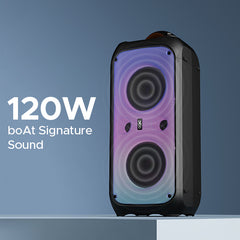 boAt Party Pal 300 - 120W RMS Sound Bluetooth Party Speaker with Mic