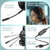 boAt Bassheads 900 Pro - Wired Headphone with 40mm Drivers, 5W Power Output