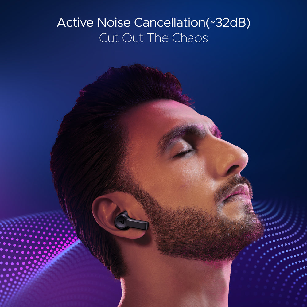 boAt Nirvana Lucid - Noise Cancelling Earbuds with 45 Hours ANC Playtime