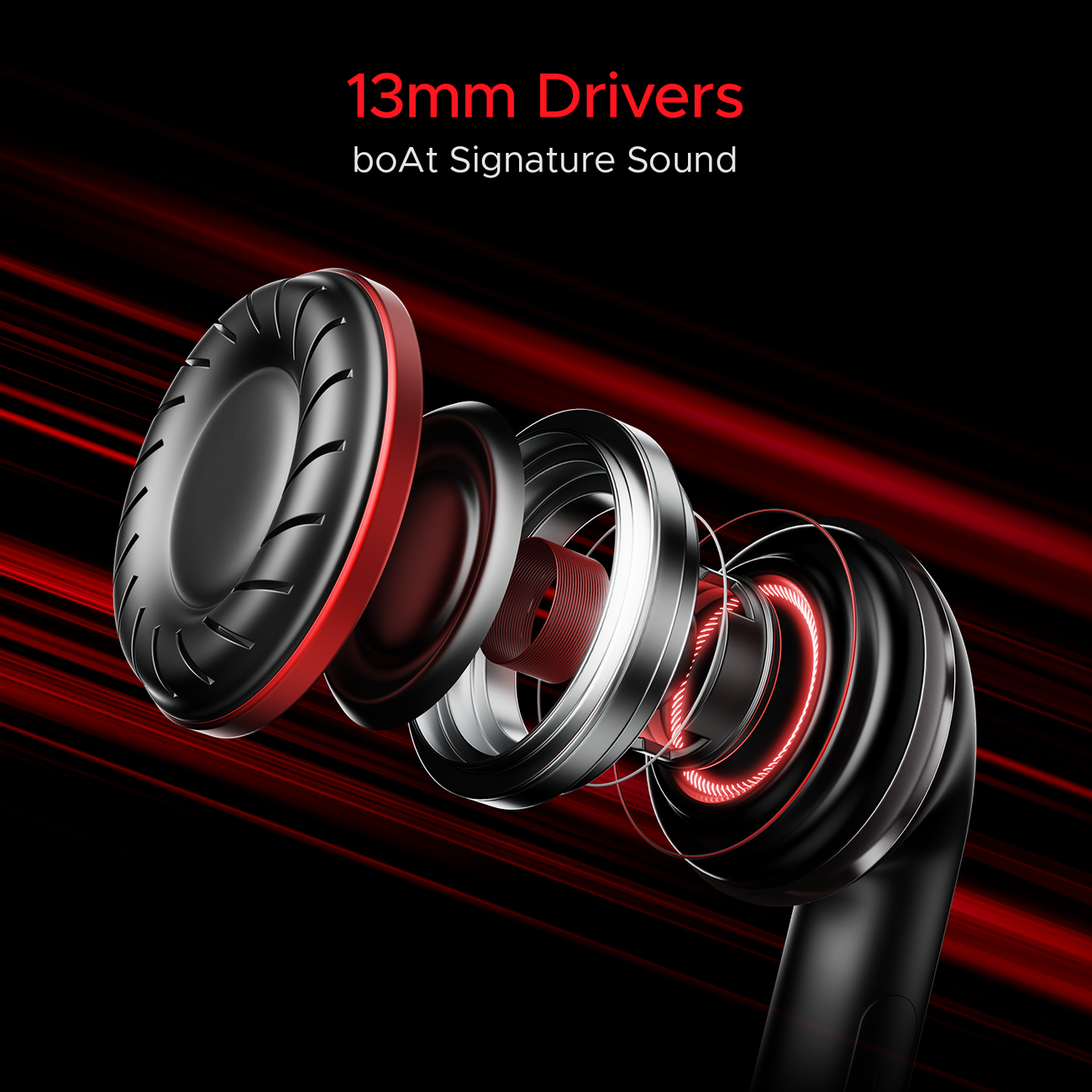 boAt Airdopes Alpha Deadpool Edition - Bluetooth True Wireless Earbuds ...