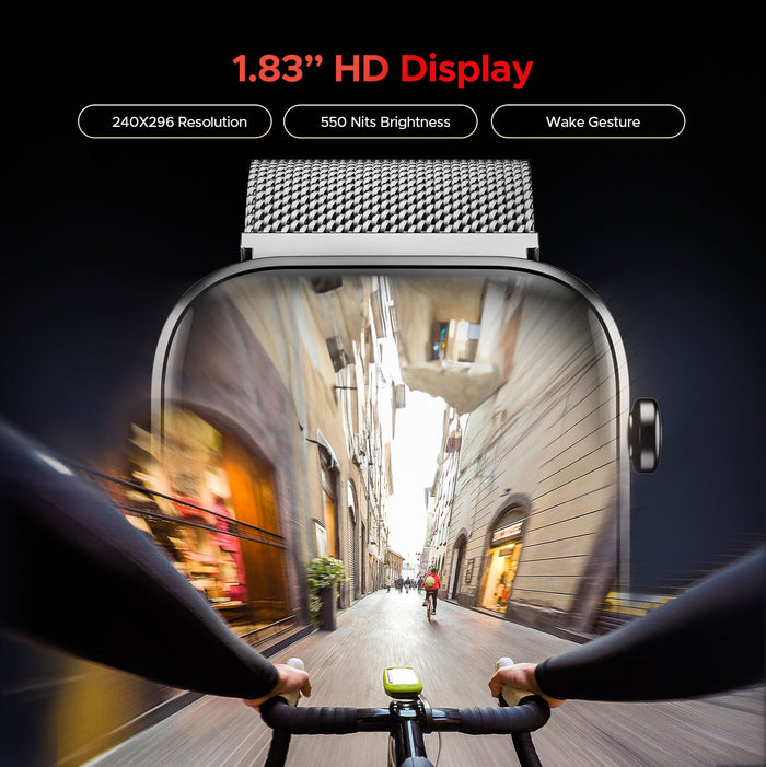 boAt Storm Call 3 - Premium 1.83" (4.64 cms) HD Display Smartwatch with ...