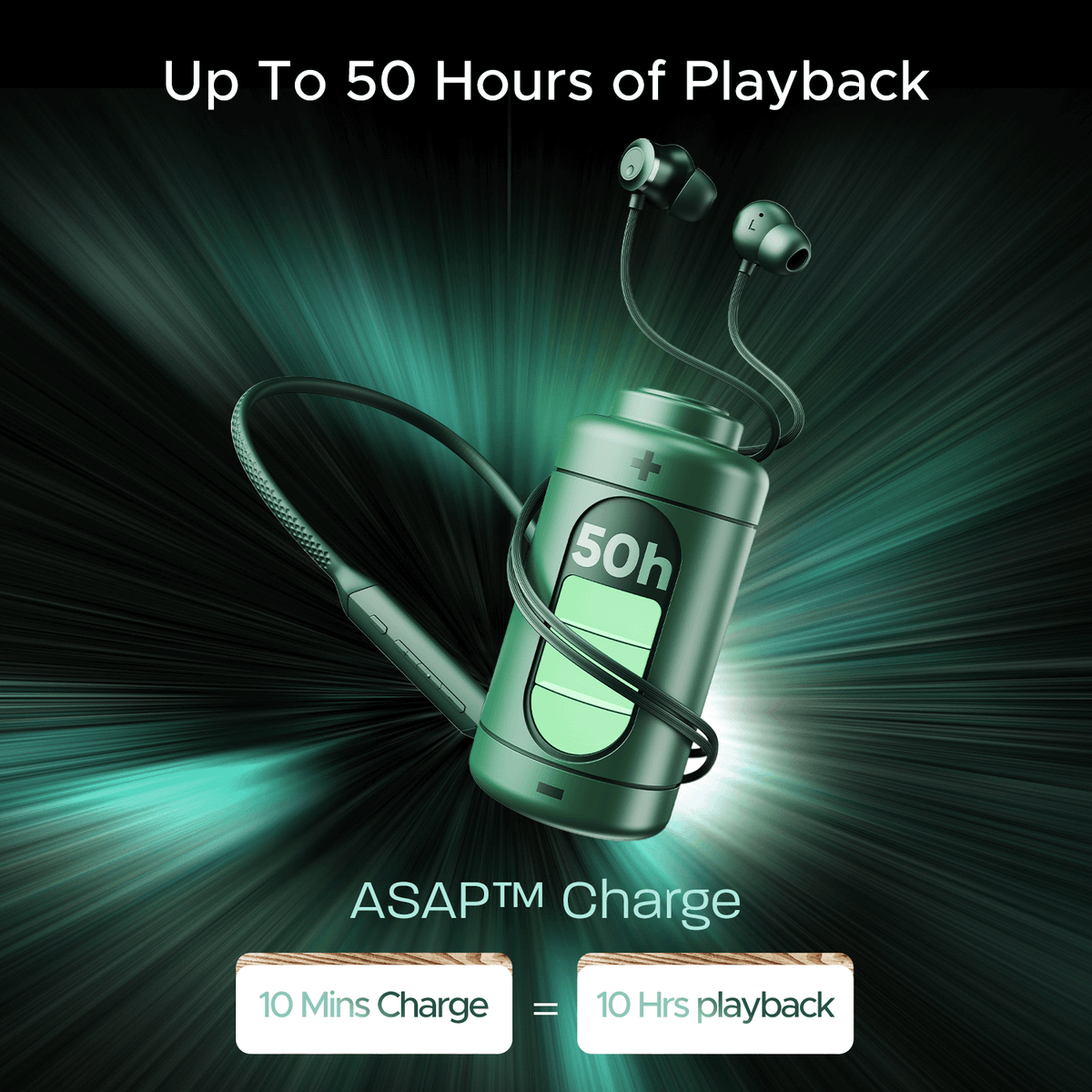 boAt Rockerz 255 Z Plus - Wireless Bluetooth Neckband with 50 Hours ...