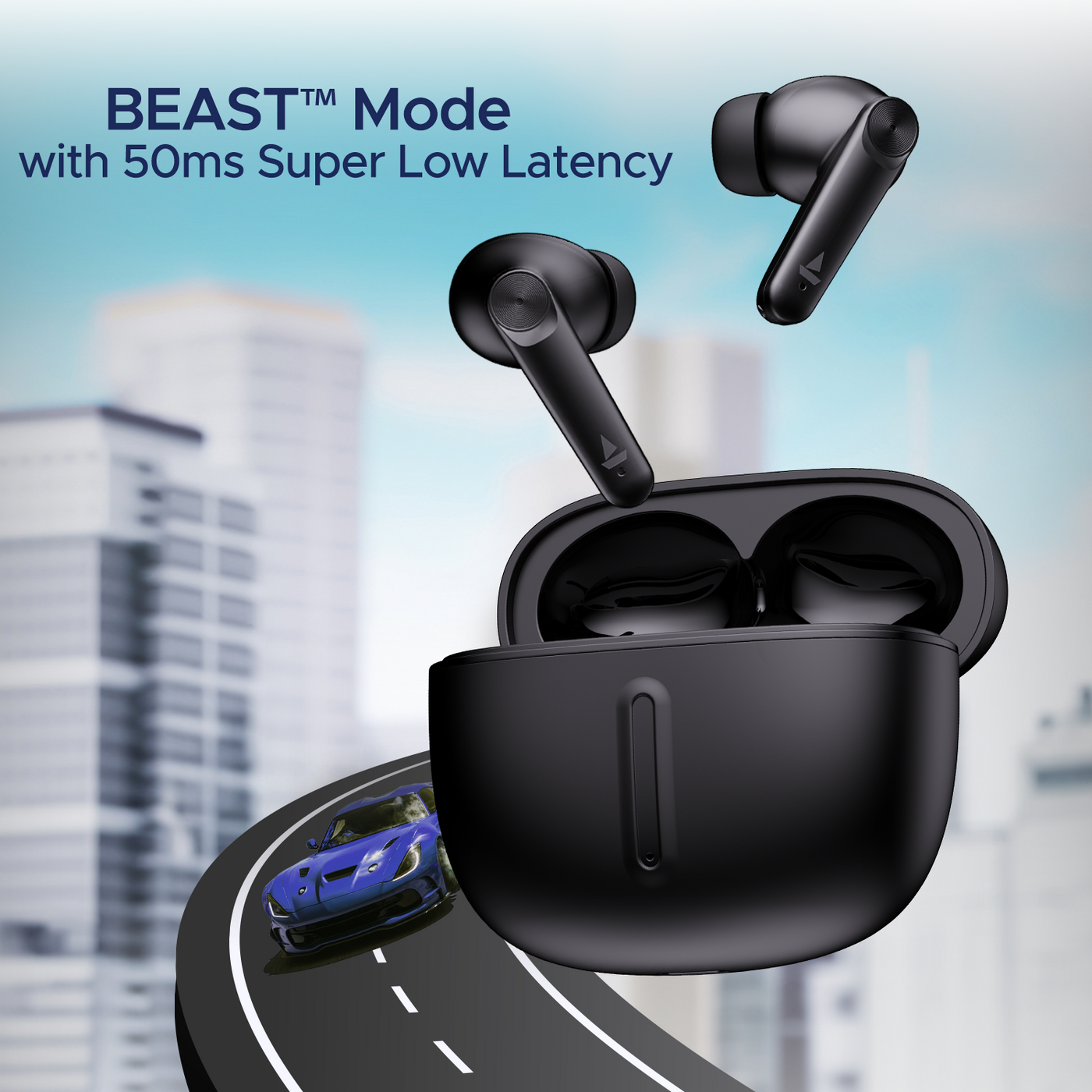 boAt Airdopes Max - Wireless Earbuds with Massive Playback upto 100 Hours