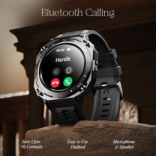 boAt Enigma X500 - Smartwatch with AMOLED 1.43" (3.63 cm) Round Display ...