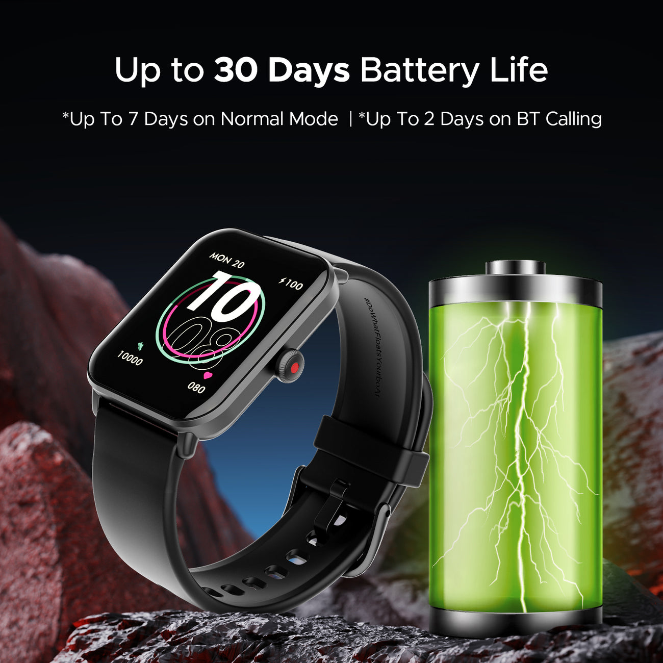 boAt Wave Fury - Bluetooth Calling Smartwatch with 1.83" (4.64 cms) HD ...