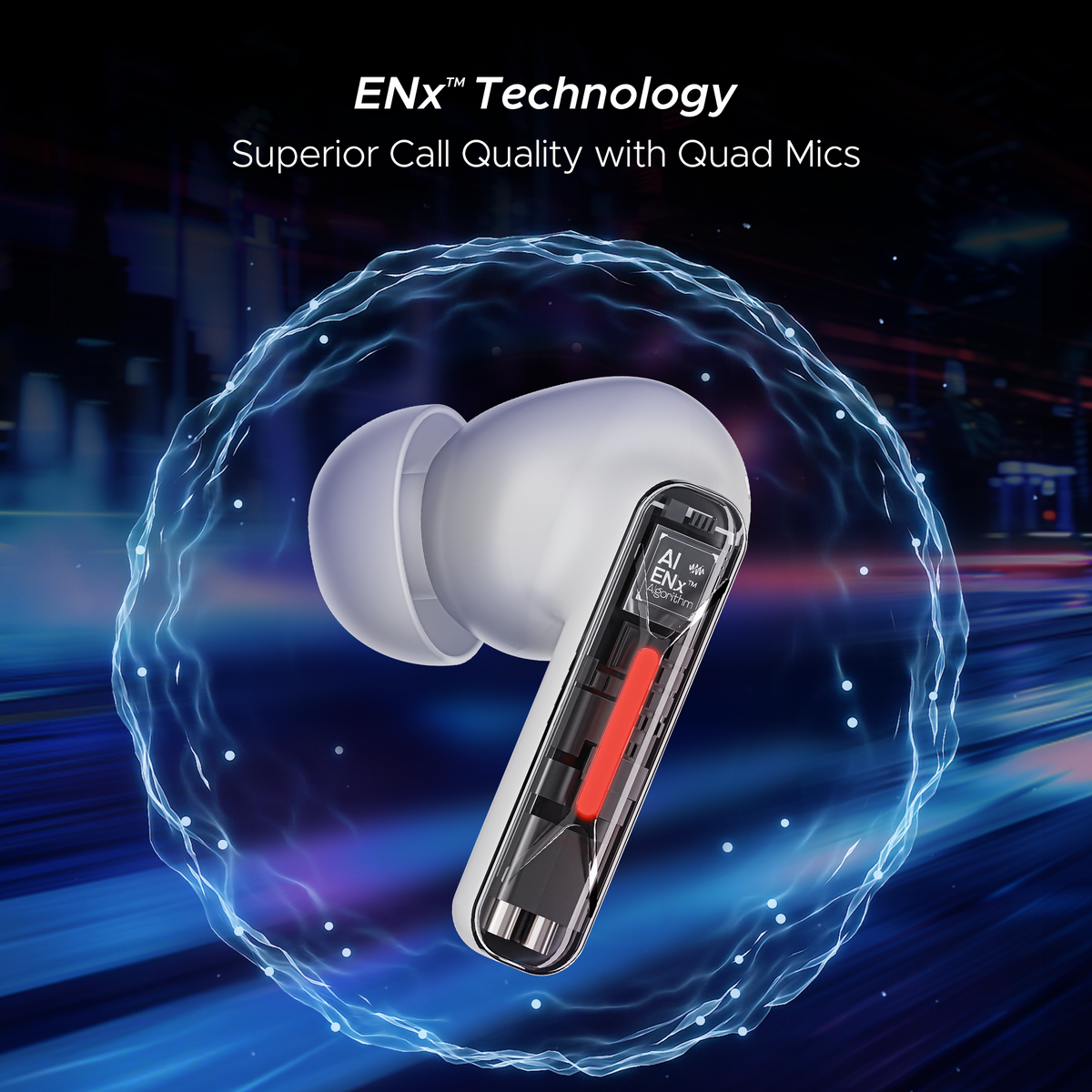 boAt Airdopes Drift - Premium Wireless Earbuds with 40 Hours Large Playback