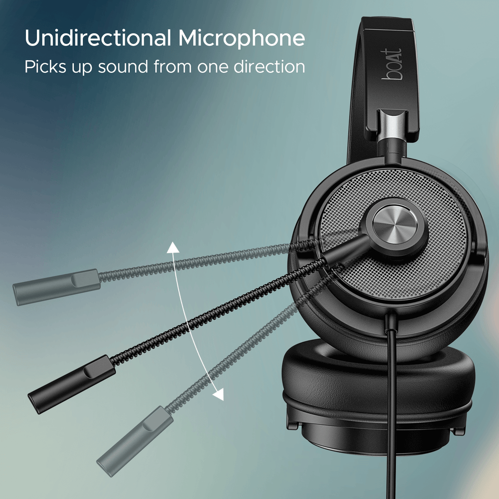 boAt Bassheads 900 Pro - Wired Headphone with 40mm Drivers, 5W Power Output