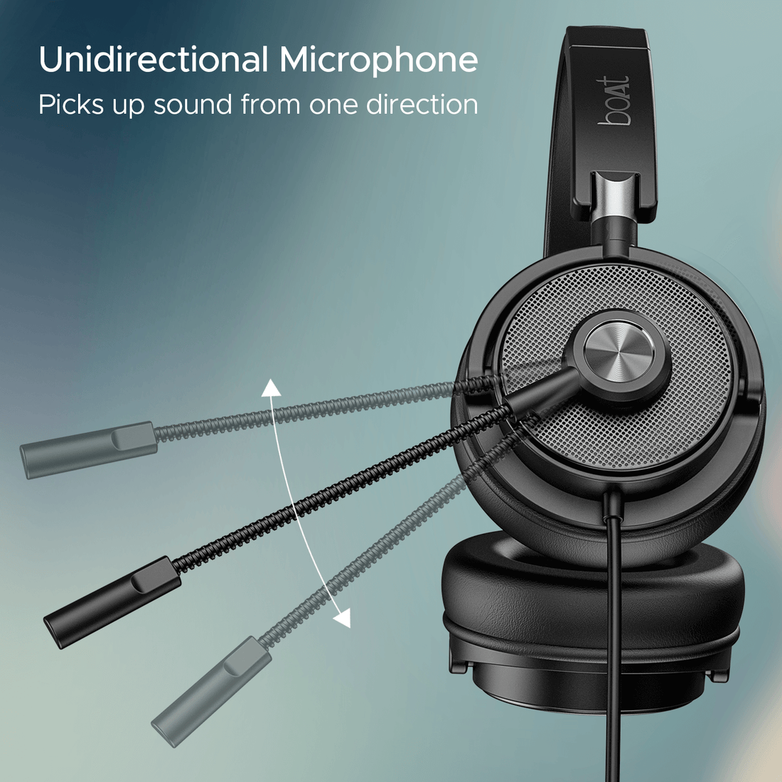 boAt Bassheads 900 Pro - Wired Headphone with 40mm Drivers, 5W Power Output