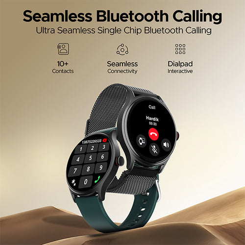 boAt Lunar Mirage - Large 1.52" (3.86 cm) Round HD Display Smart Watch ...