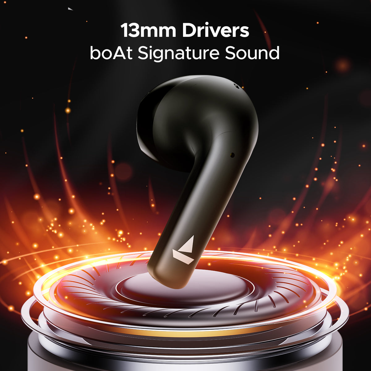 boAt Airdopes 125 - Premium Wireless Earbuds with Large Playback