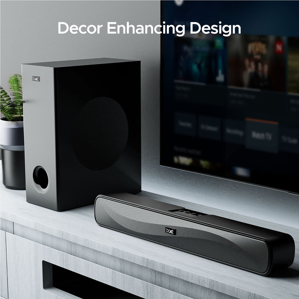 boAt Aavante Bar A1040 - 50W 2.1 Channel with Wired Subwoofer Bluetooth ...