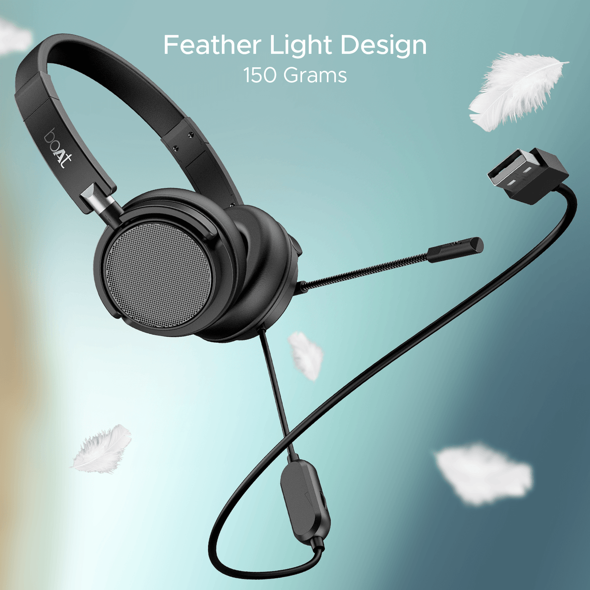 boAt Bassheads 900 Pro - Wired Headphone with 40mm Drivers, 5W Power Output