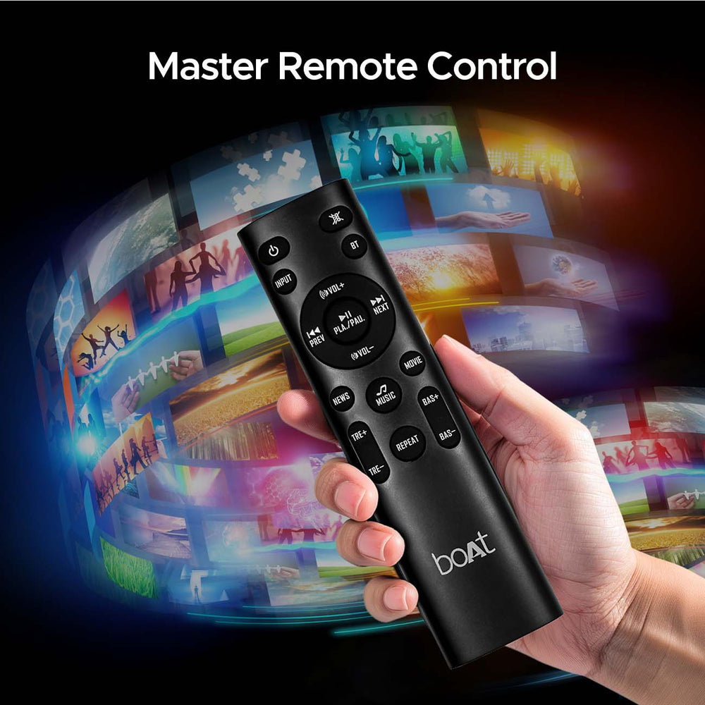 boAt Aavante Bar A1040 - 50W 2.1 Channel with Wired Subwoofer Bluetooth ...