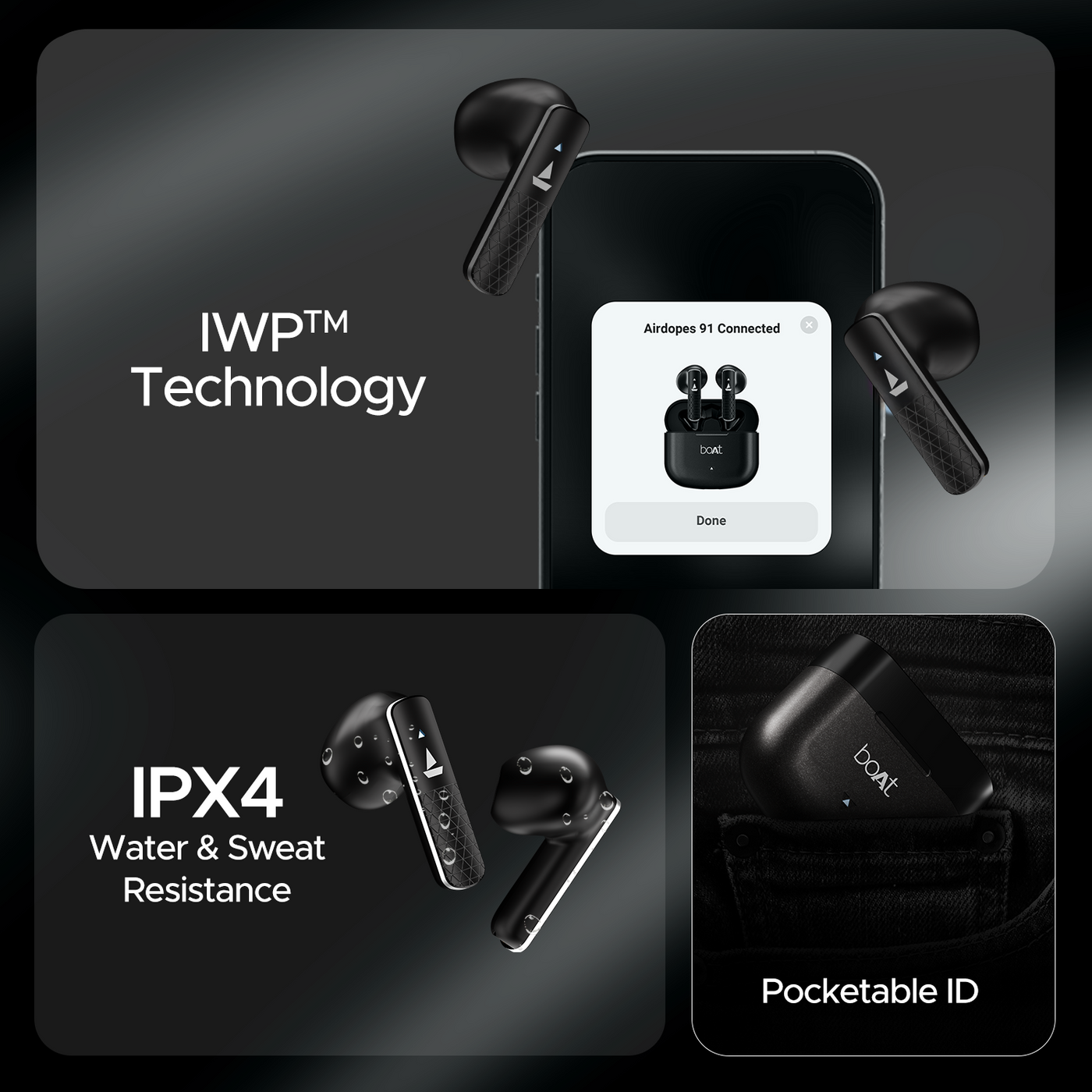 boAt Airdopes 91 Prime - Premium Wireless Earbuds with Large Playback