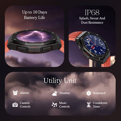 boAt Enigma X600 - 1.43" (3.63 cm) AMOLED Round Display Smart Watch ...