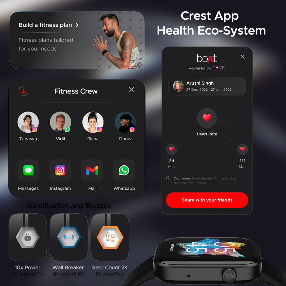 boAt Storm Call 2 - Bluetooth Calling Smartwatch with 1.83" (4.64 cms ...