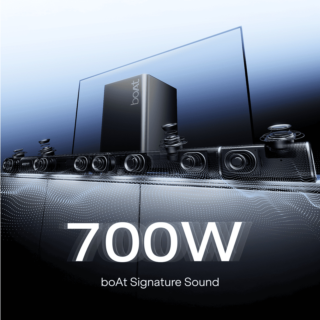 boAt Aavante Prime X – 7.1.4 Channel Soundbar with 700W Sound