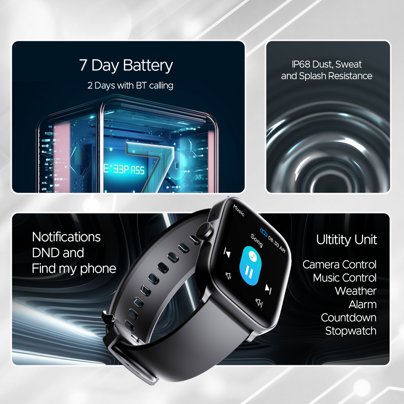 boAt Ultima Call - Buy 1.83" BT Calling Smart Watch with DIY Watch Face ...