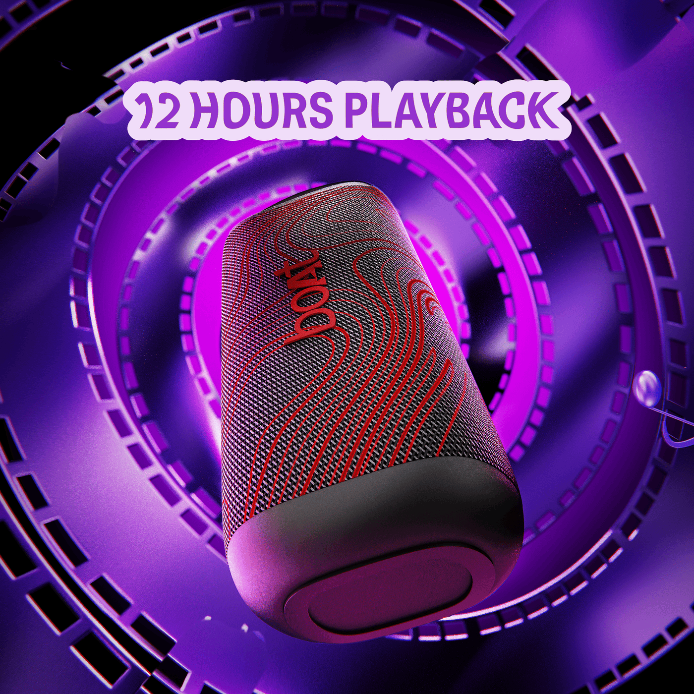 Stone Arc | Bluetooth Speaker with 20W Sound, RGB Lights & TWS Mode