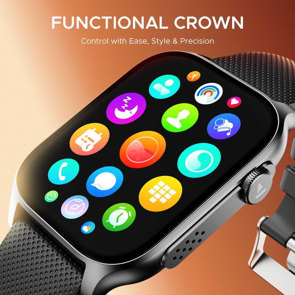 boAt Ultima Ember - Large 1.96" (4.97 cms) AMOLED Display Smartwatch ...