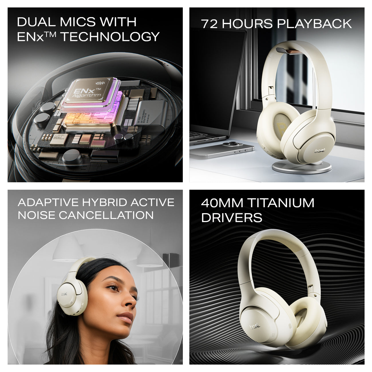 boAt Rockerz 551 ANC Pro - Wireless Headphone with Large Playback