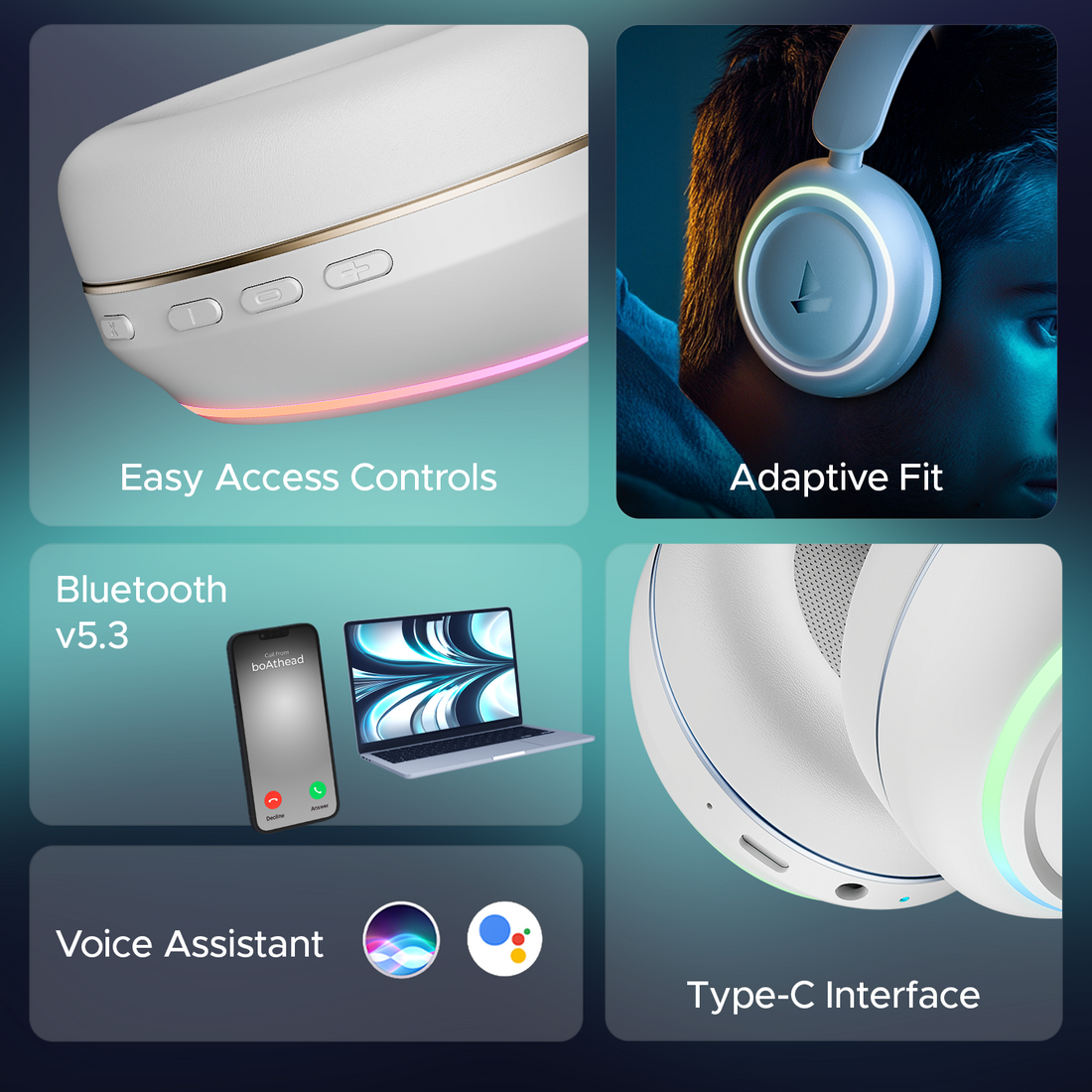 boAt Rockerz 480 - Wireless Headphone with Large Playback