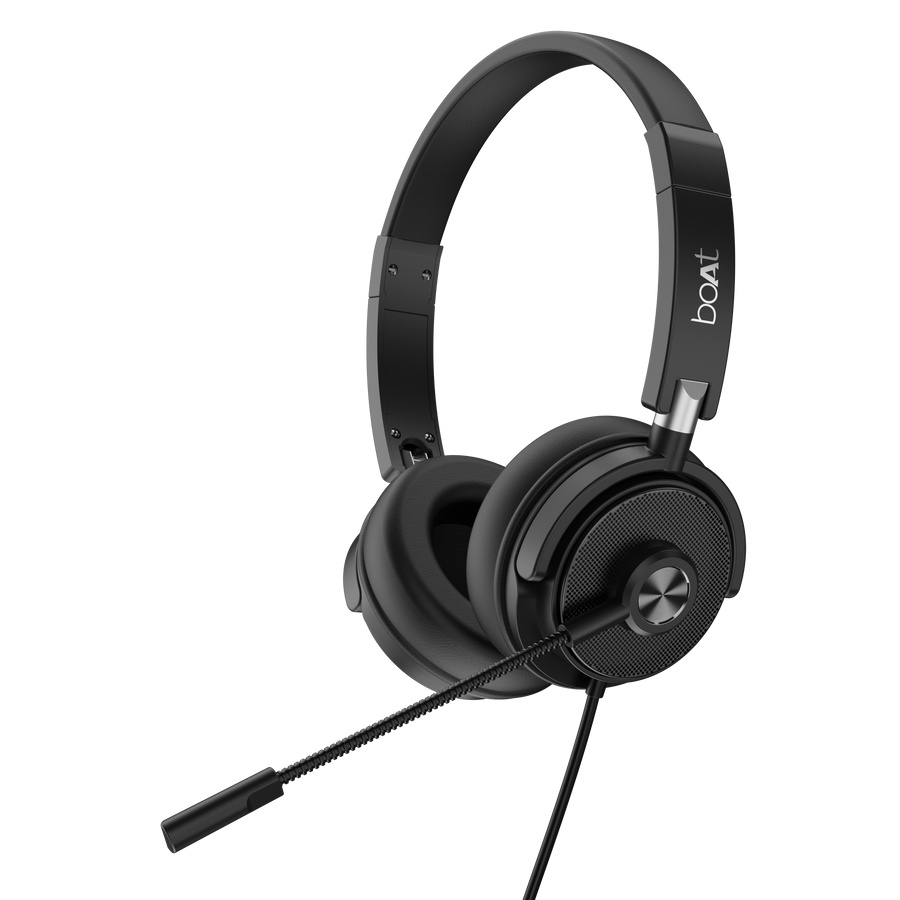 boAt Bassheads 900 Pro - Wired Headphone with 40mm Drivers, 5W Power Output