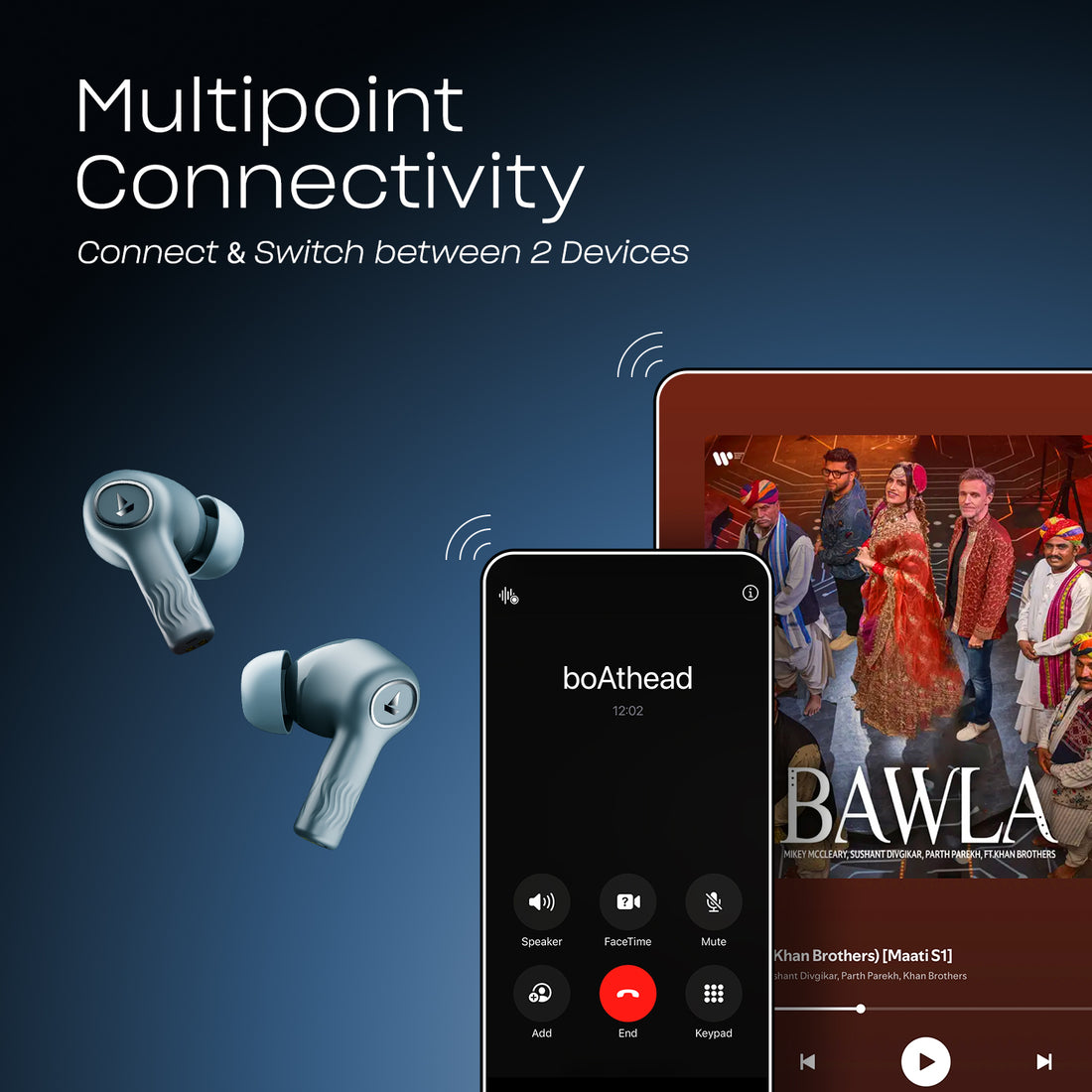 boAt Nirvana Ion ANC Pro - Wireless Earbuds with 32dB Active Noise Cancellation